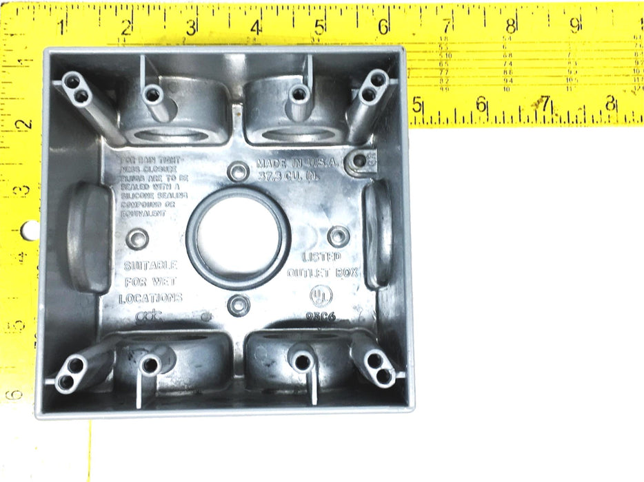 Mulberry 2 Gang Deep Box Five 1 Hubs 30596 NOS ...
