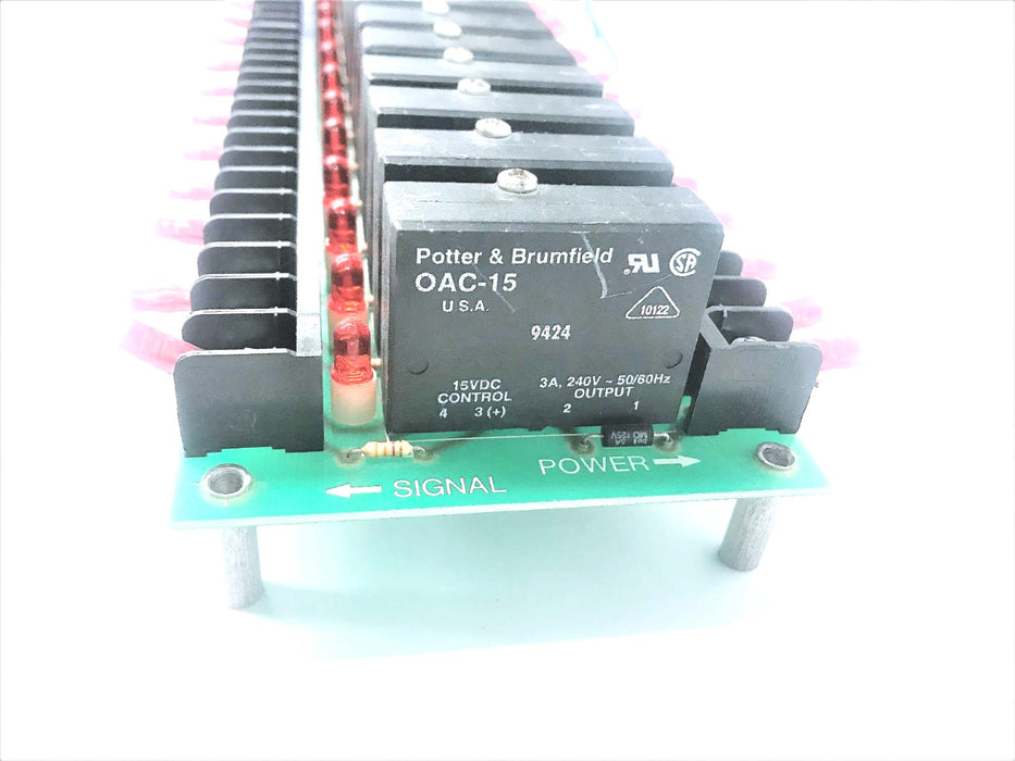 Opto 22 Module Rack/Relay Board With Modules Installed PB16T USED ...