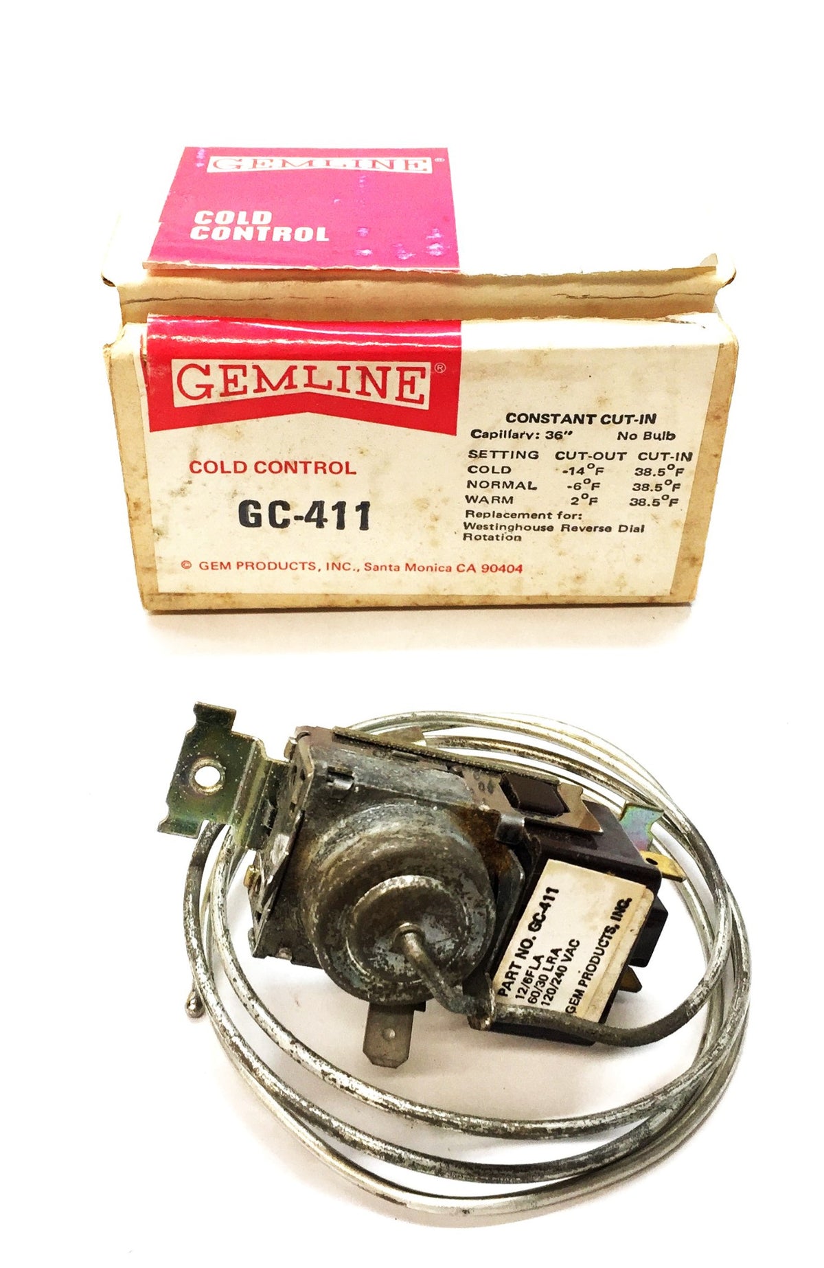 Gemline Cold Control GC-411 NOS — governmenttransitsurplus.com