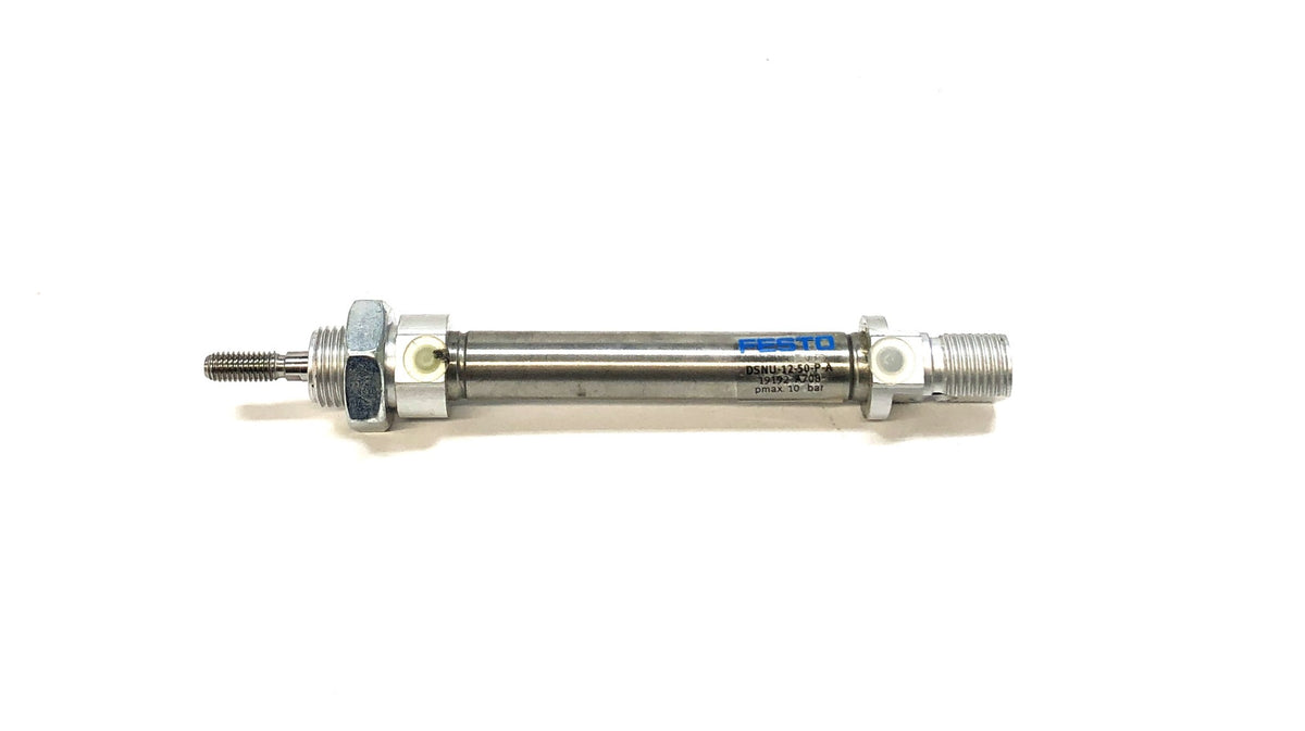 Festo Standard Pneumatic Air Cylinder DSNU-12-50-P-A (19192) NOS — governmenttransitsurplus.com
