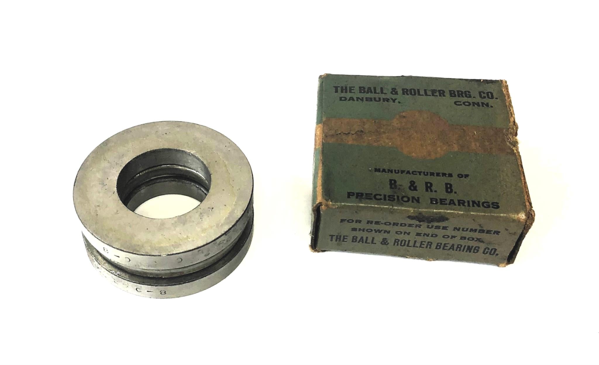 B&RB 2 Inch OD 1 Inch Bore Thrust Bearing C8 NOS ...