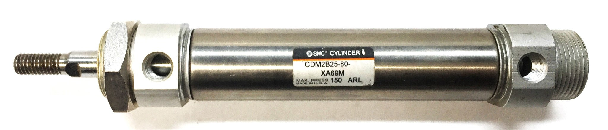SMC Pneumatic Air Cylinder CDM2B25-80-XA69M NOS — governmenttransitsurplus.com