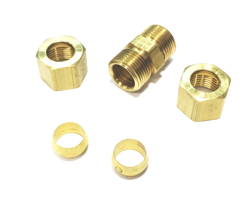 Eaton Weatherhead 3/8" Brass Compression Fitting 62X6 [Lot of 2] NOS ...