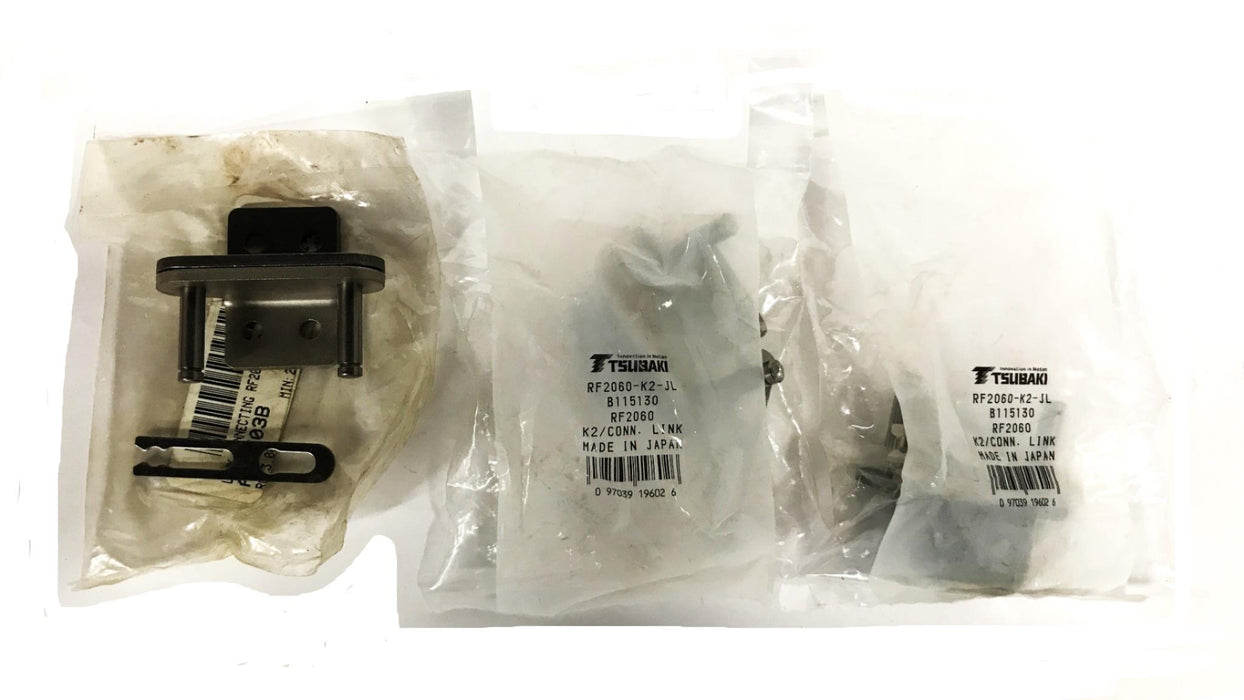 Tsubaki 1-1/2 inch Roller Chain Connecting Link RF2060-K2-JL [Lot of 3 ...