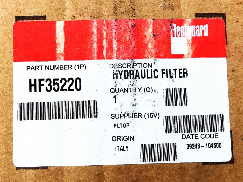 Fleetguard Hydraulic Filter HF35220 NOS — governmenttransitsurplus.com